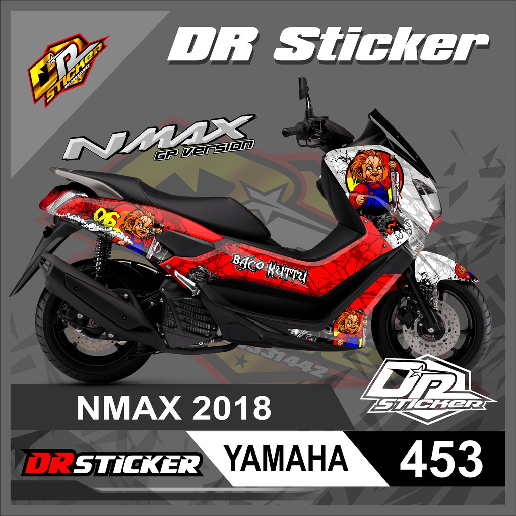 Decal NMAX FUll Body/Decal Custom NMAX 2019 FUll Design Chucky Doll ...