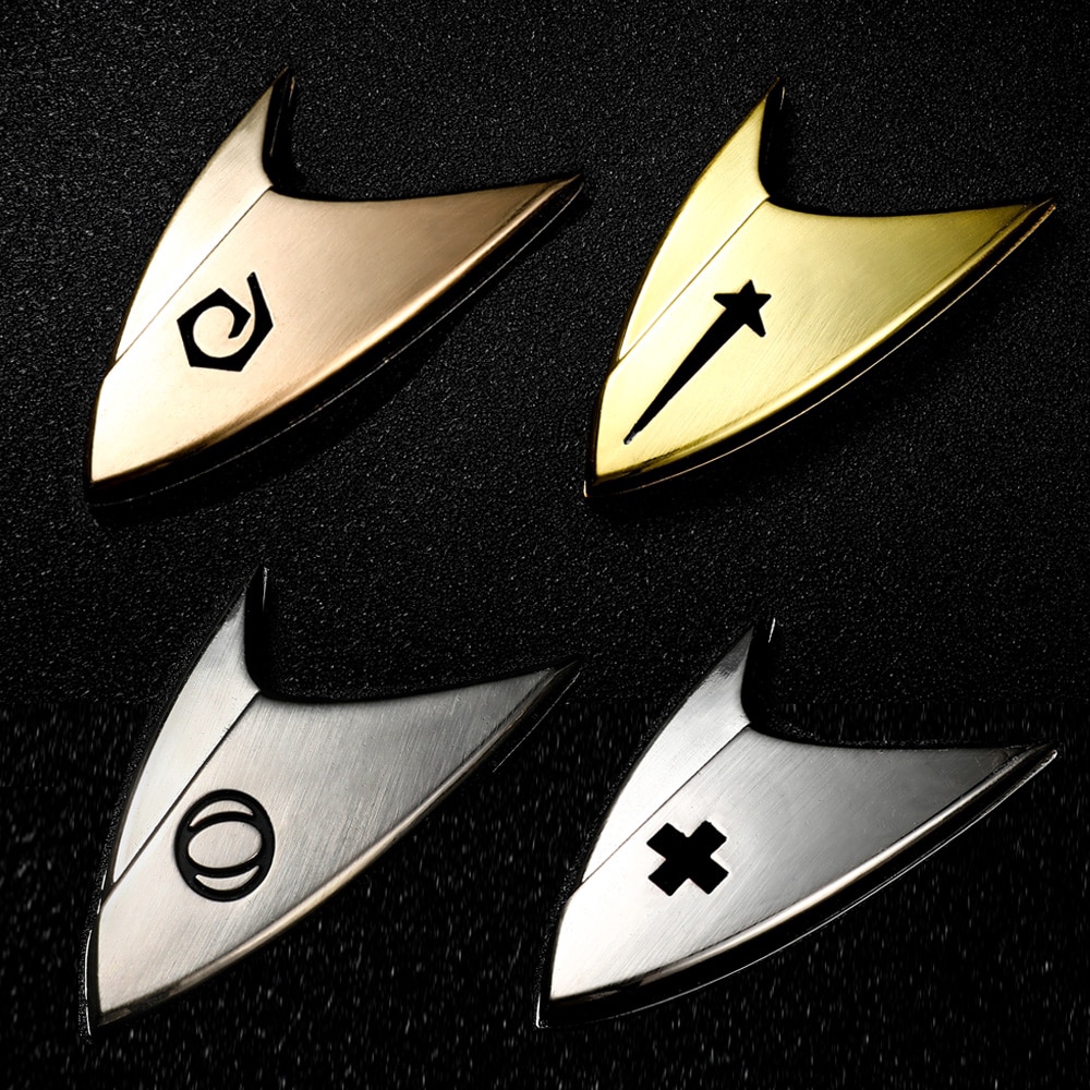 Deluxe Star Cosplay Trek Badge Cosplay Starfleet Pin Command ...