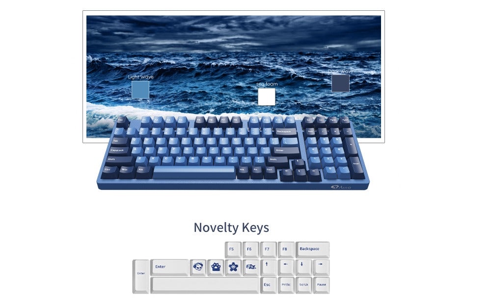 AKKO Ocean Star 3098DS Mechanical Keyboard (Akko Pink) | Shopee Philippines