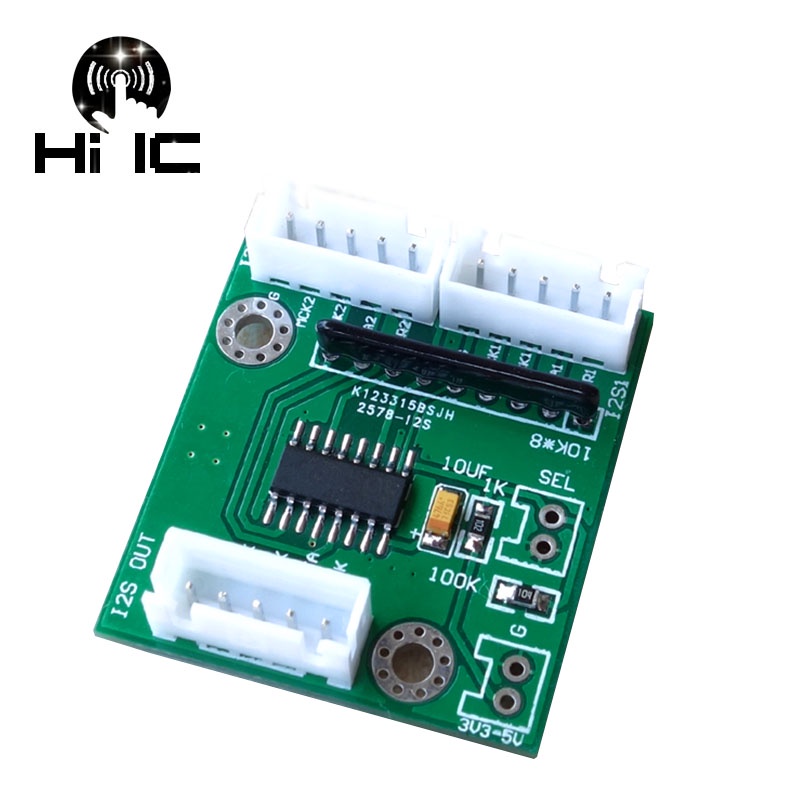 Two-way Audio I2S / IIS Switch Module Pick One of Two I2S Buffer Flow ...