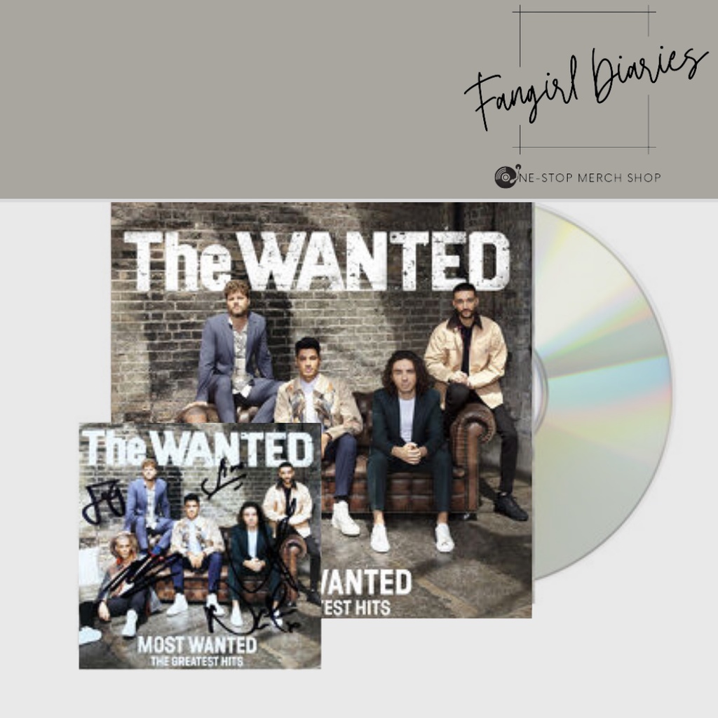 SIGNED The Wanted - Most Wanted Greatest Hits CD | Shopee Philippines