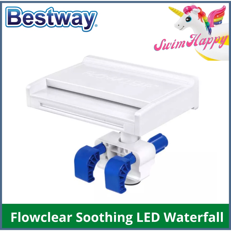 SwimHappy BESTWAY Pool Led Waterfall (Tag: For Bestway and Intex Frame ...