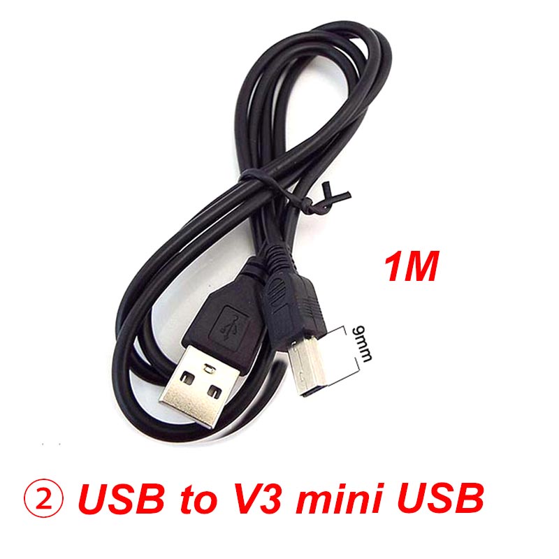 Mini USB Printer Cable USB 2.0 Type A Male To B Male 3.5Mm Audio V3 ...