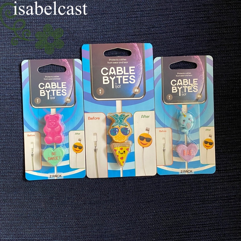 Cable Bytes Cable Protector For Wear And Tear 2Pack | Shopee Philippines