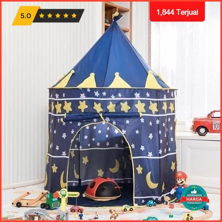 TENDA Super Jumbo Blue Castle Castle Cone Tent 105X135Cm Exclusive ...