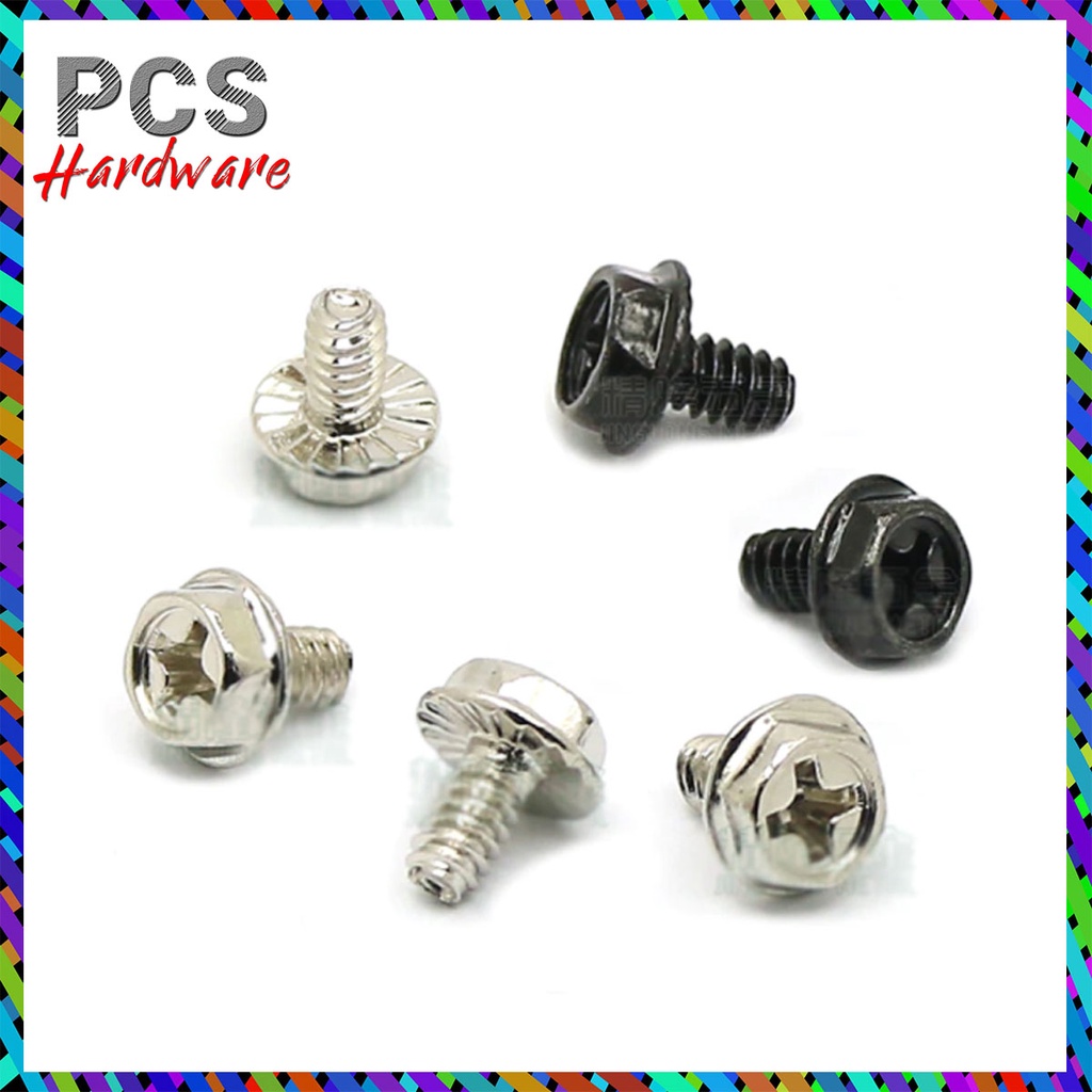 Quadrex Head Short PC Computer Case Motherboard / Graphic Card Screws ...