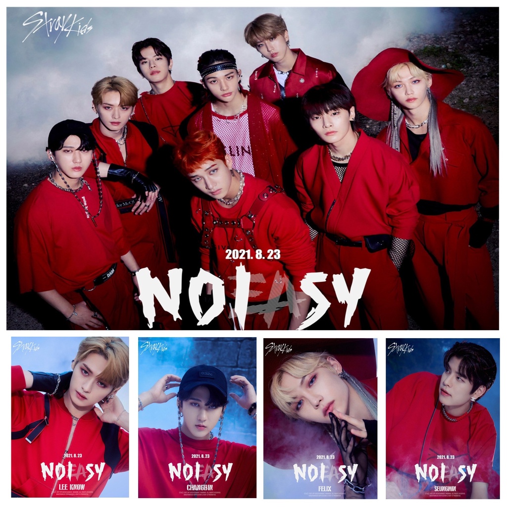 Kpop Stray Kids Poster NEW Album NOEASY Poster Wall Stickers HD Photo ...