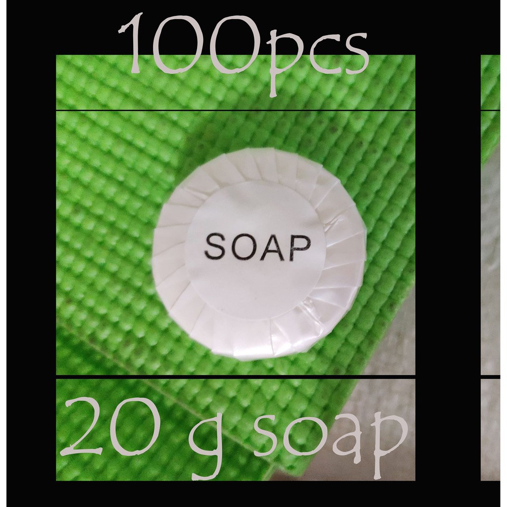 100pcs 20g Bath Soap white round soap【SK】 | Shopee Philippines