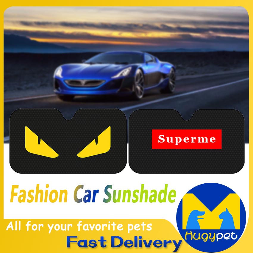 Reflective Car Window Sundshade Front Car Sun Shade Foldable Cartoon ...