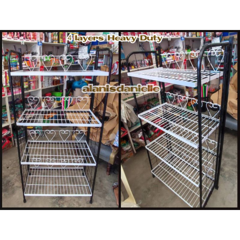 4 LAYERS / HEAVY DUTY / GROCERY STAND / MULTI LAYER / RACK ...