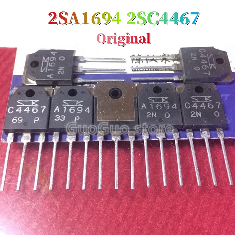 4pcs 2pair Original 2SA1694 2SC4467 TO-3P ( 2Pcs A1694 + 2Pcs C4467 ...