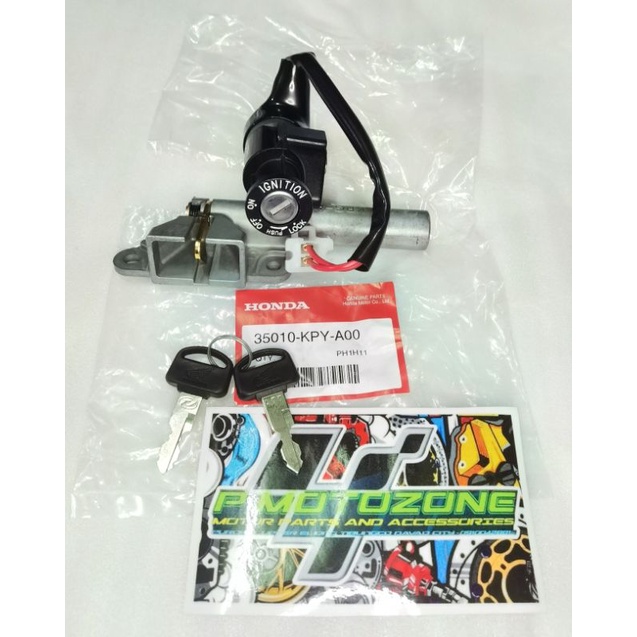 Ignition switch set/Key set Xrm 125/Xrm 110/Wave 100/Wave 125 Honda ...