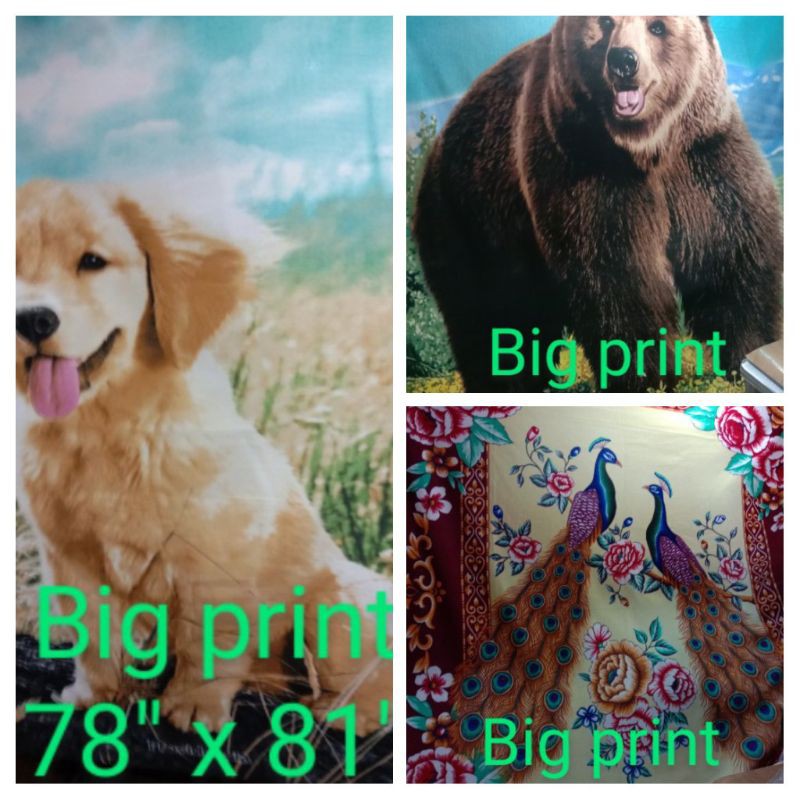 Big print pranila blanket | Shopee Philippines