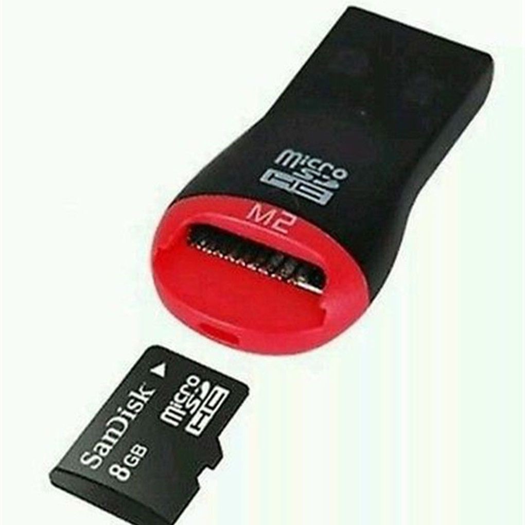1PC Mini Lanyard Memory Card Reader Adapters To USB 2.0 Adapter ...