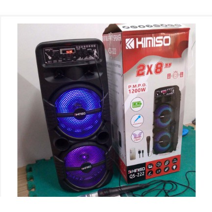 HTZ NEW KIMISO QS-222 Portable Bluetooth Wireless Speaker Karaoke with ...