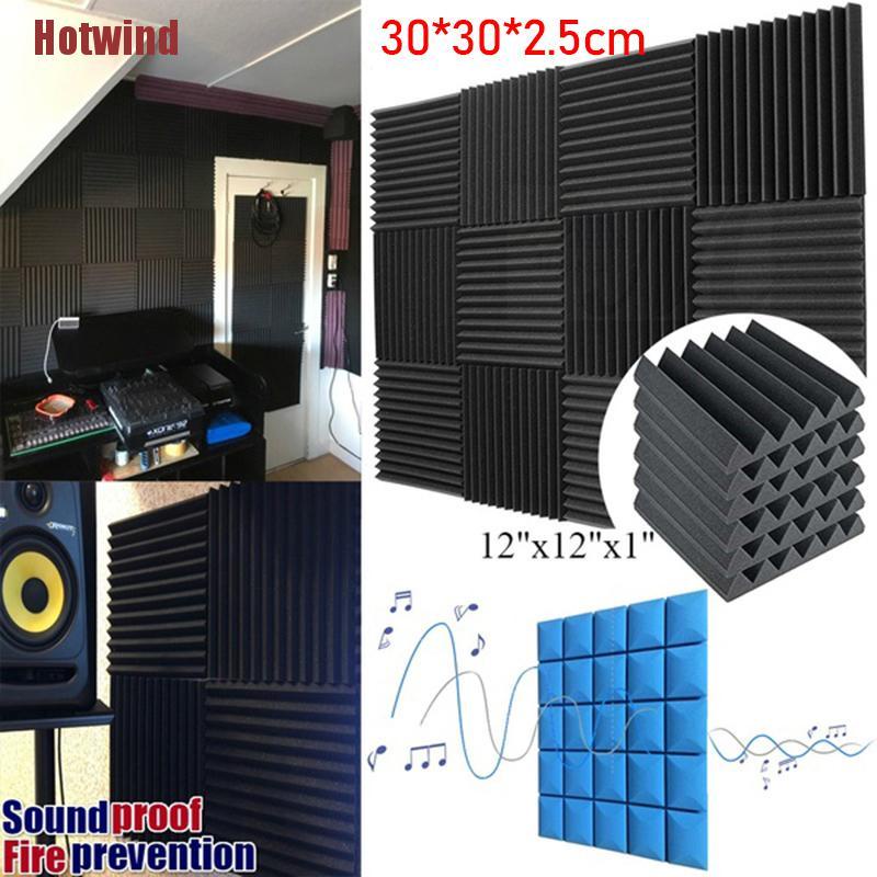 HW Soundproofing Foam Acoustic Wall Panel Sound Insulation Foam Studio ...