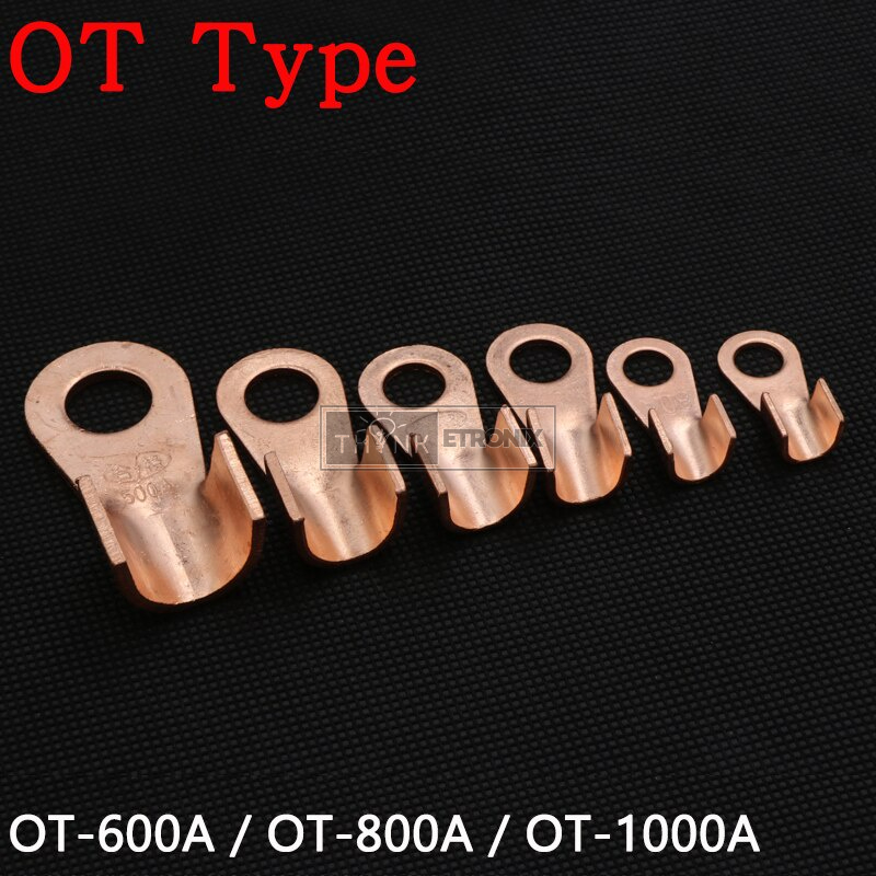 Copper Terminal OT Series connector Copper Nose ring Solar lifepo4 600A ...