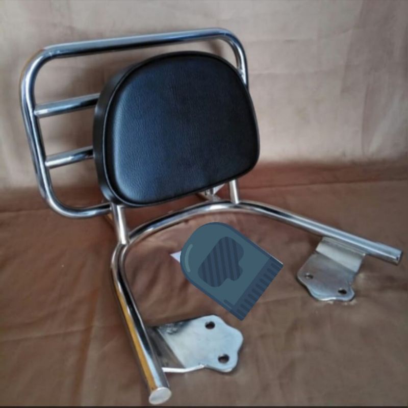 Yamaha FAZZIO Filano and Honda Scoopy Genio Backrack/ Rack Plus Foam ...