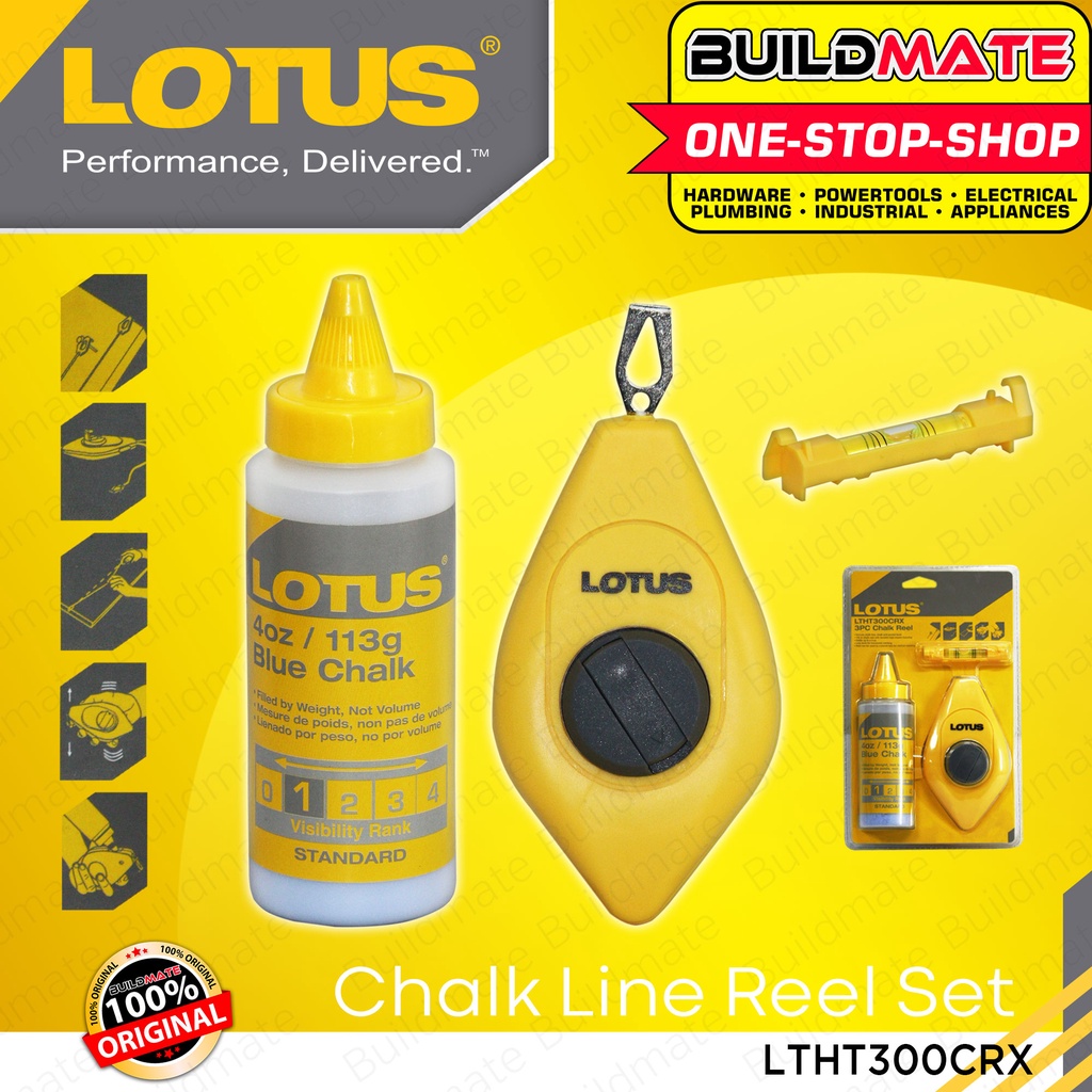 Lotus Chalk Reel + Blue Chalk LCP003 •NEW ARRIVAL!• LHT | Shopee ...