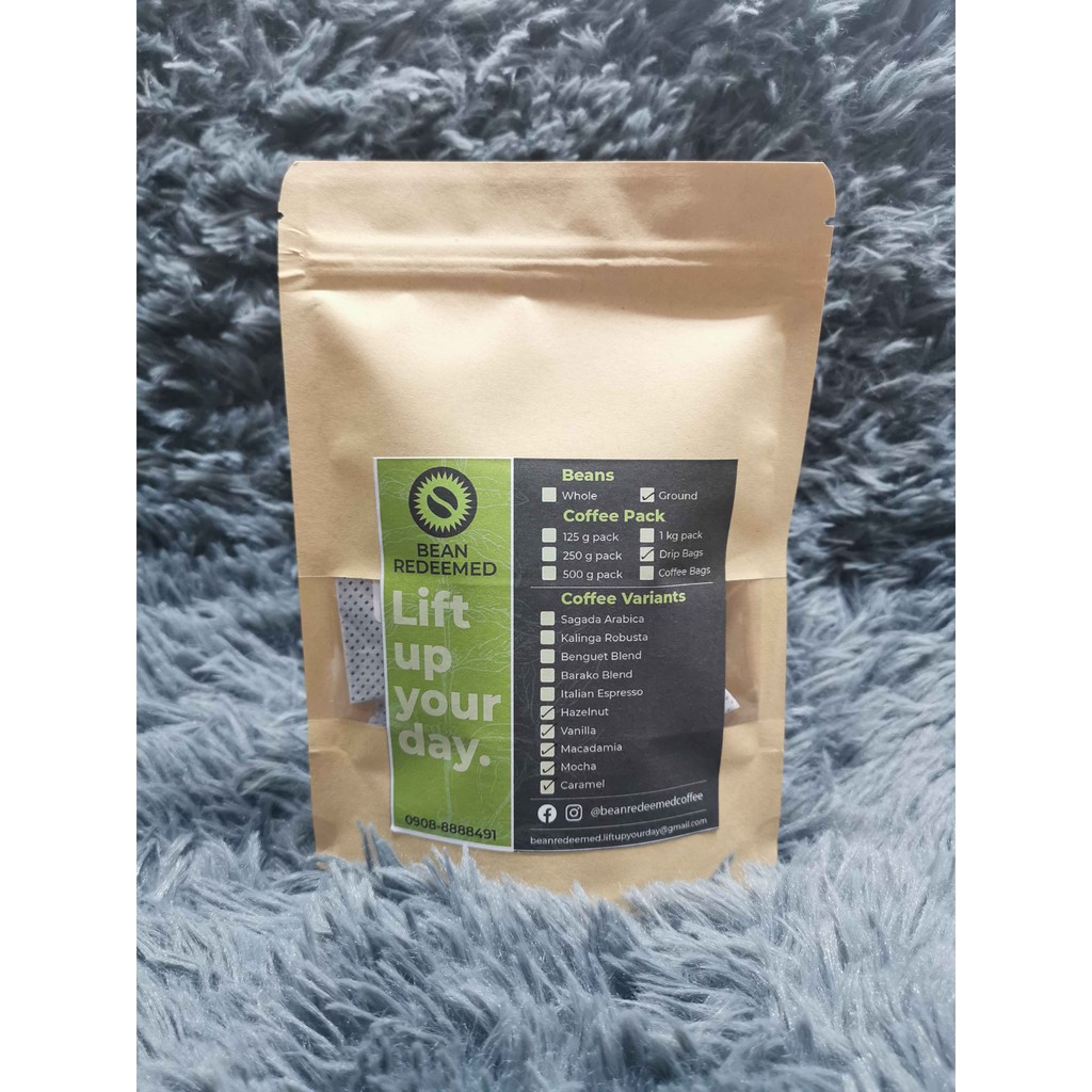 Premium Coffee Drip Bags - SAMPLER PACK: (5 pcs per 50g pack) | Shopee ...