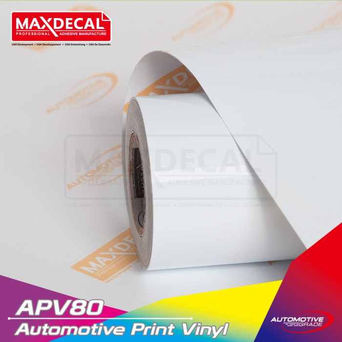 [ Meter] Maxdecal Automotive Print Vinyl Sticker (APV80-127) | Shopee ...