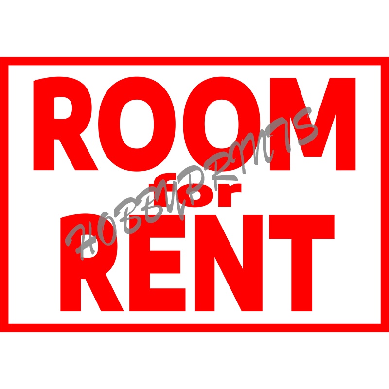 Room For Rent Signage High Laminated Sign | Shopee Philippines