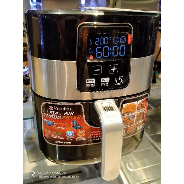 Imarflex CVO-435DB Turbo Air Fryer | Shopee Philippines