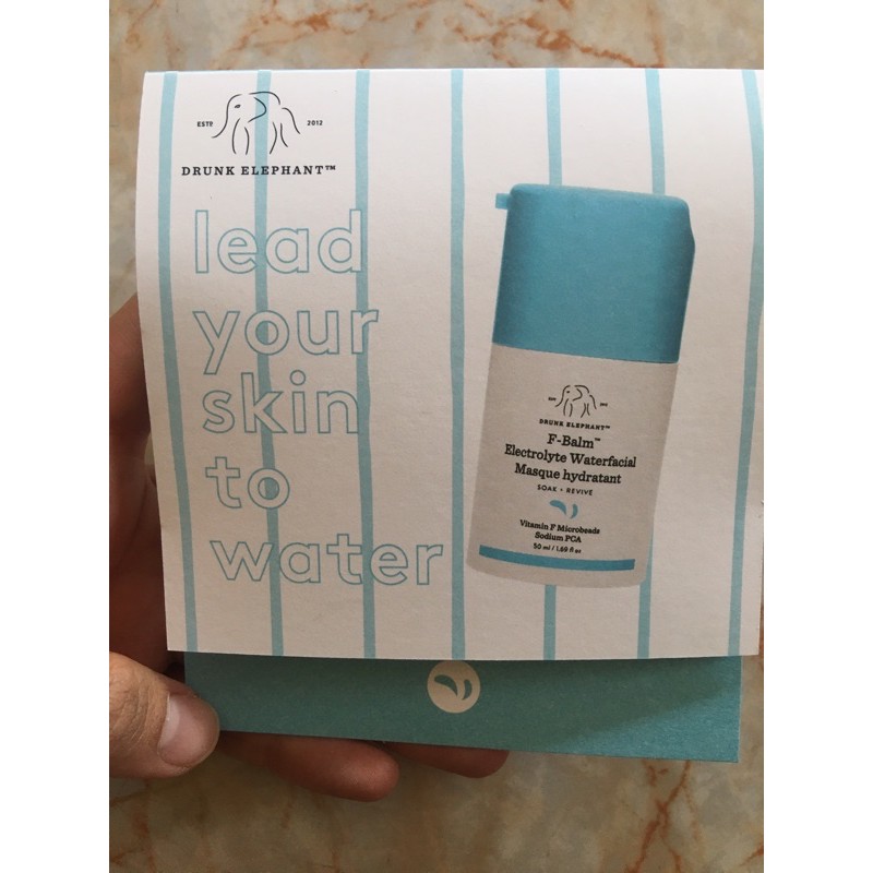 F-balm Drunk Elephant hydrating and soothing mask 3ml pack | Shopee ...