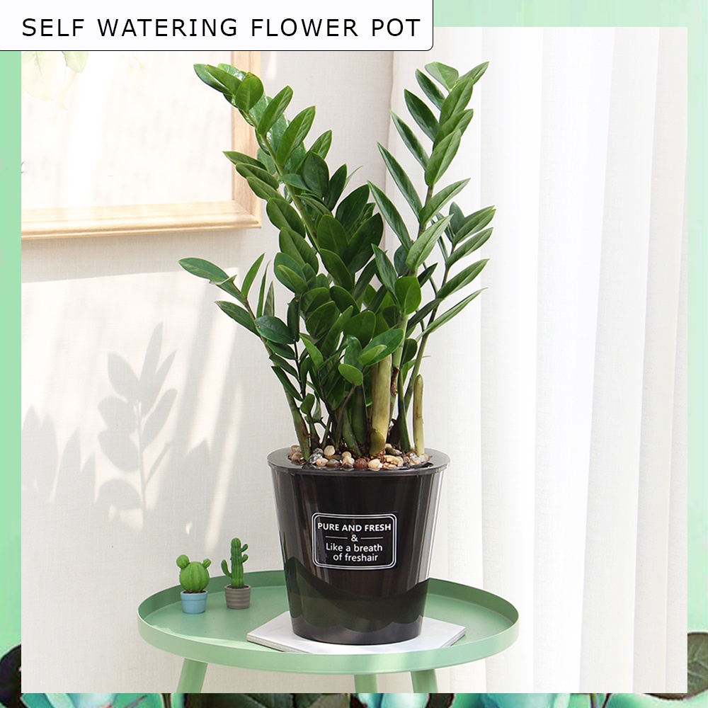 LGarden Nordic Style Self Watering Plastic Flower Pot Removable Inner ...