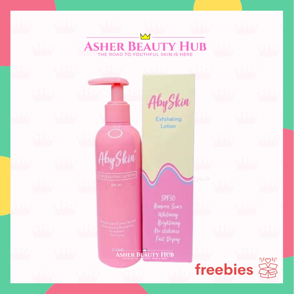 Aby Skin Exfoliating Lotion with SPF 30 Best Whitening Lotion | Shopee ...