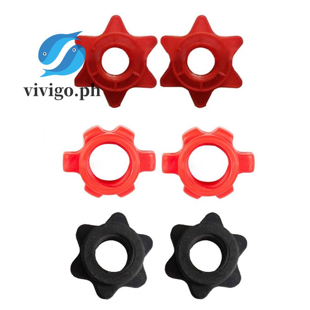 Dumbbell Nut Hexagon Plastic Quick Remove Spinlock Bodybuilding Fitness ...