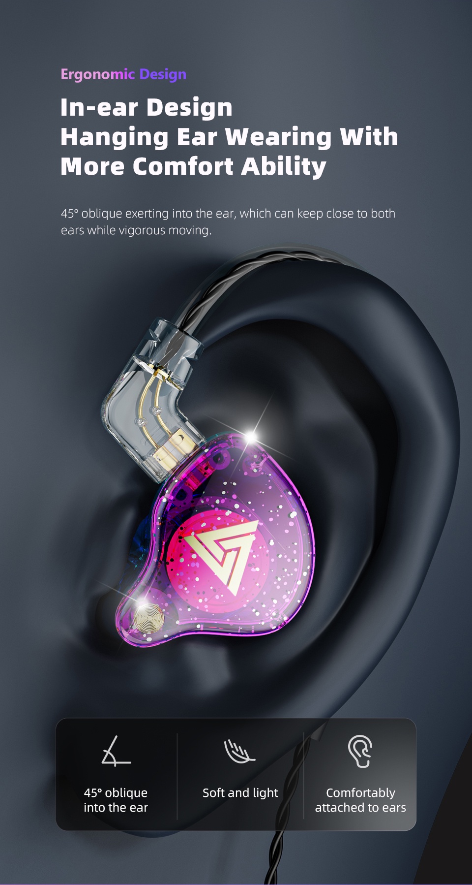 Qkz Ak6 Pro 1dd Dynamic Earphones Hi-Fi Bass Earphone Sport Noise ...