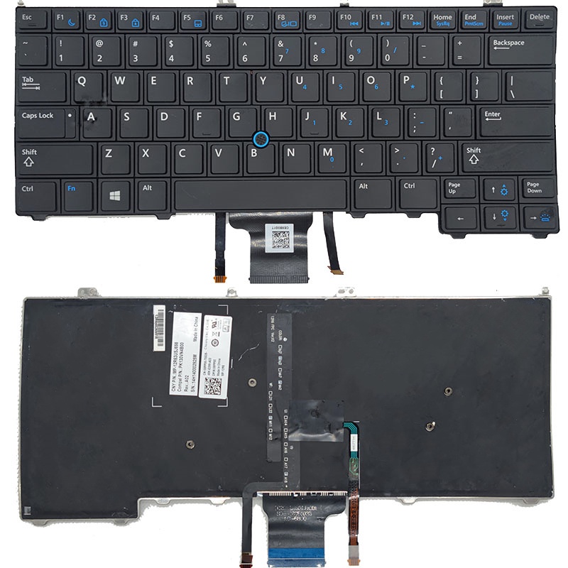 US English Laptop Keyboard For Dell Latitude E7440 E7240 NSK-LD0BC ...