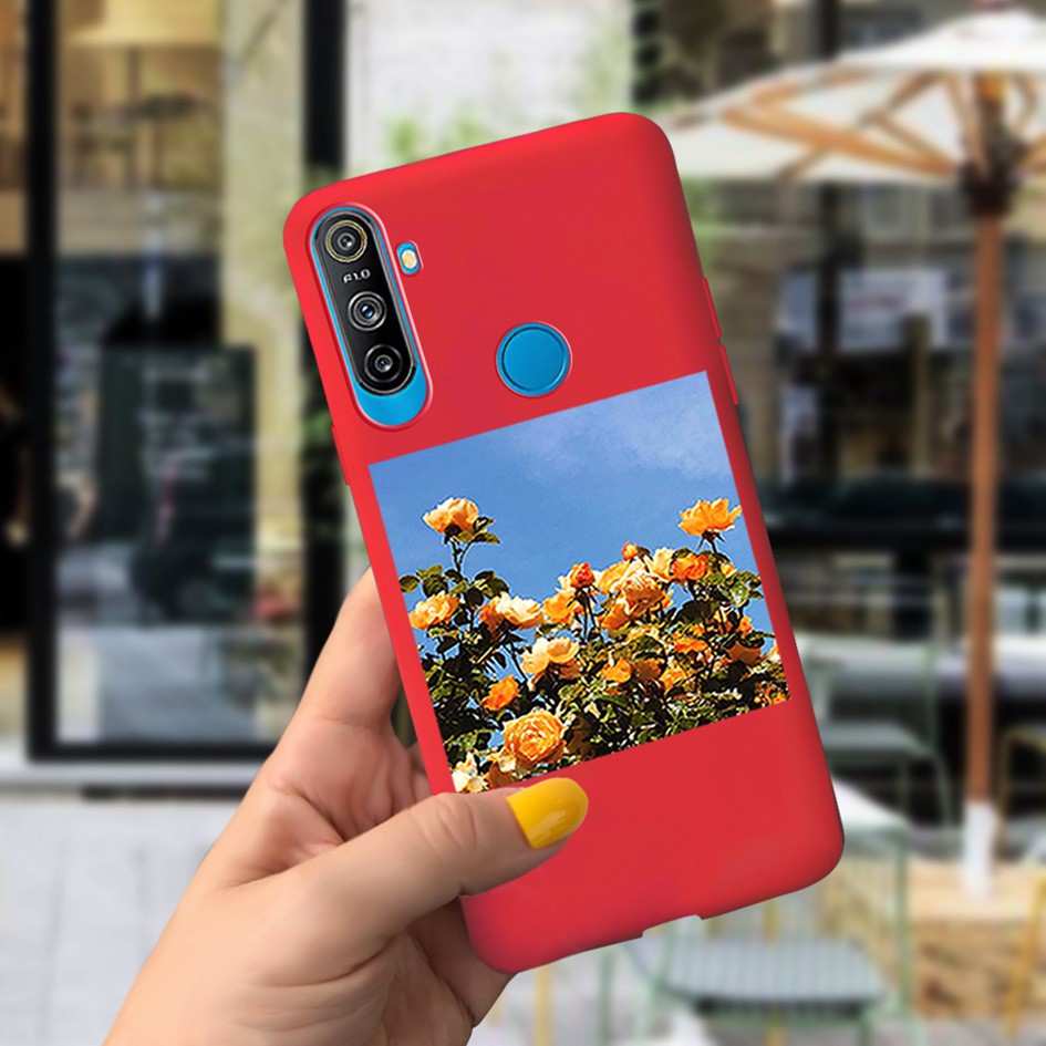Realme C3 RMX2020 Case Printed Cartoon Phone Casing OPPO Relame C3 Soft ...