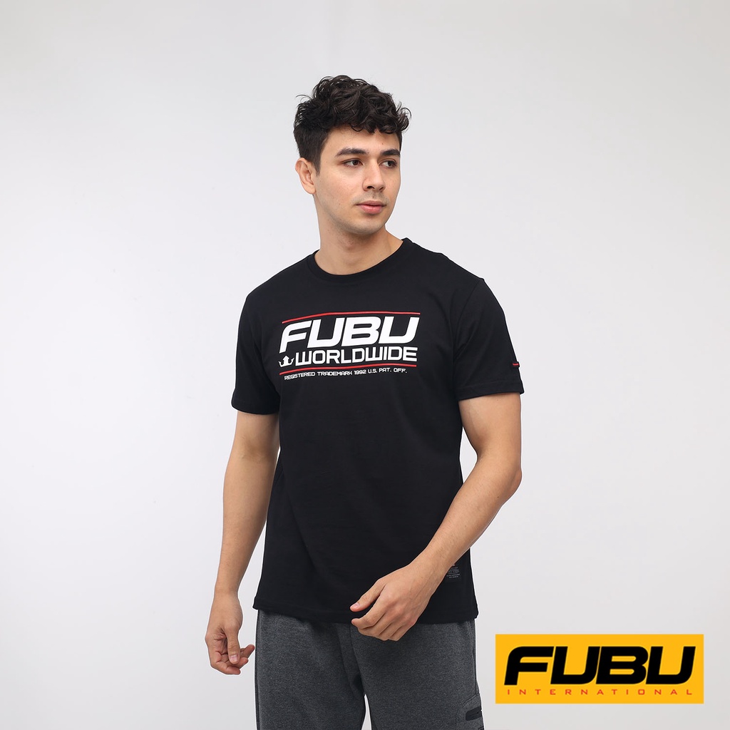 Fubu Round Neck Regular Fit FBT01A-3101 (Black) | Shopee Philippines
