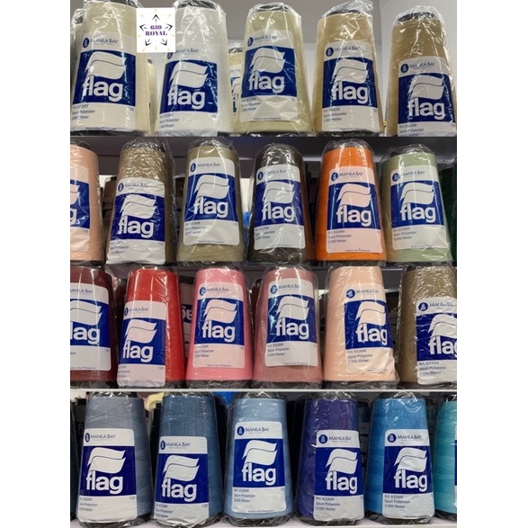 Flag Spun Polyester ticket 120 Sewing Threads 3000 meters | Shopee ...