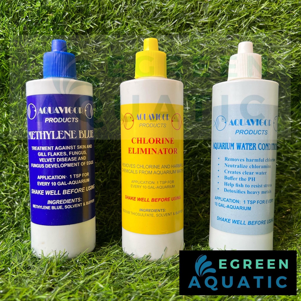 AQUAVIGOR Chlorine Remover Anti-Chlorine | Methylene Blue | Water ...