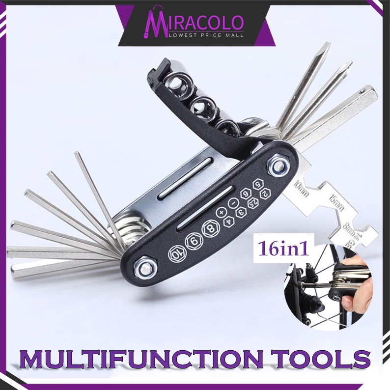MIRA 16 in 1 Bicycle Tools Sets Mountain Bike Bicycle Multi Repair Tool ...