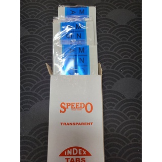 SPEEDO Index Tabs 1 Box of 5 Sets Colorless Clear | Shopee Philippines