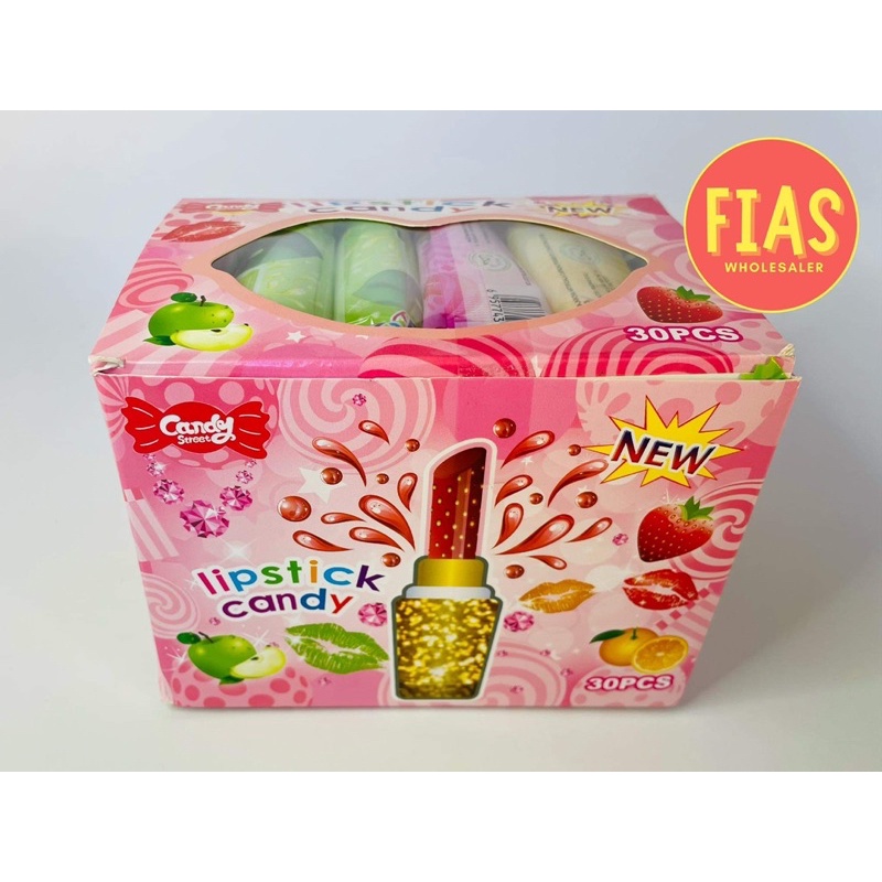 30 Pieces Candy Street Lipstick Candy / Lootbag Treats / Lootbag Filler ...