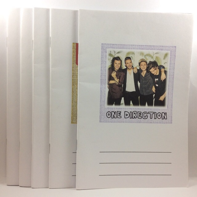 1D One Direction Notebook Fillers Set (set of 5pcs) | Shopee Philippines