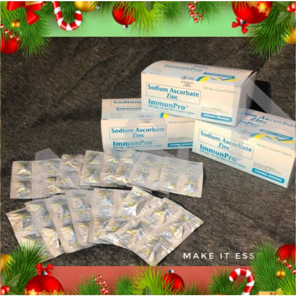 IMMUNPRO Sodium Ascorbate Zinc 500mg / 10mg | Immunopro Unilab Immunity ...