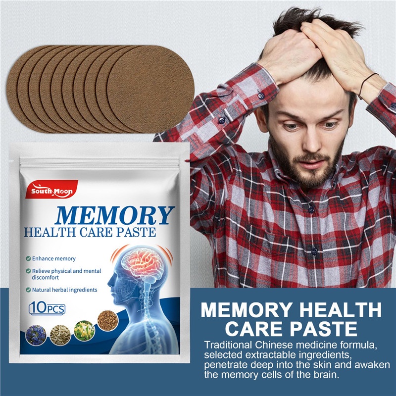 Memory Health Care Paste Natural Herbal Help Improve Memory Patch Safe ...
