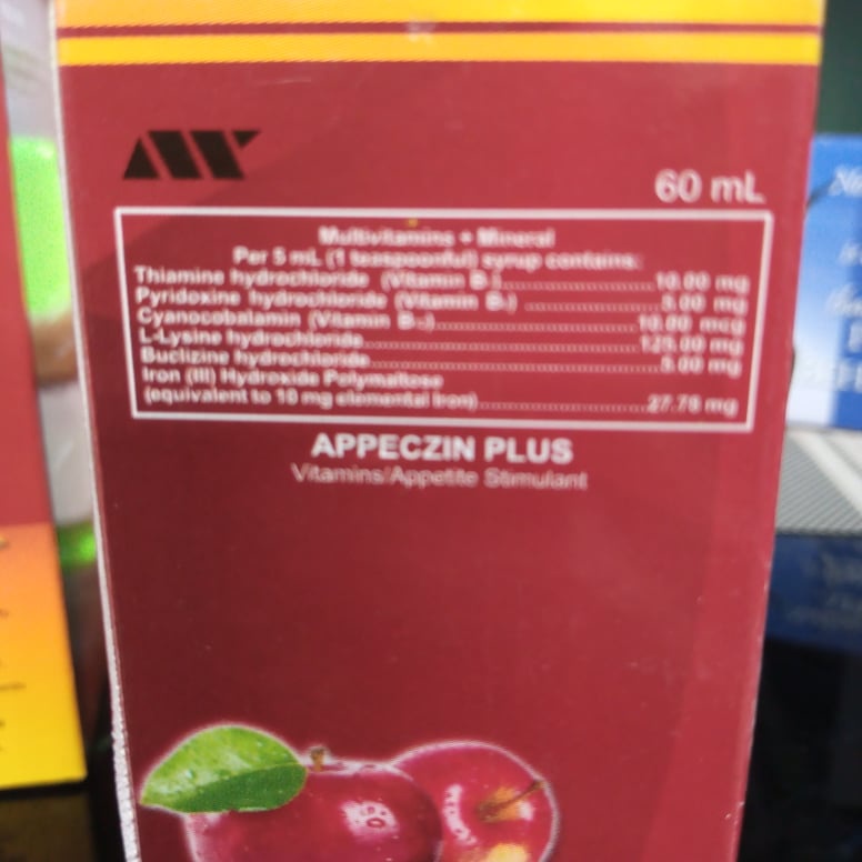 IROPLUS / APPECZIN PLUS (Generic of Appebon) (Vitamin B-Complex + Iron ...