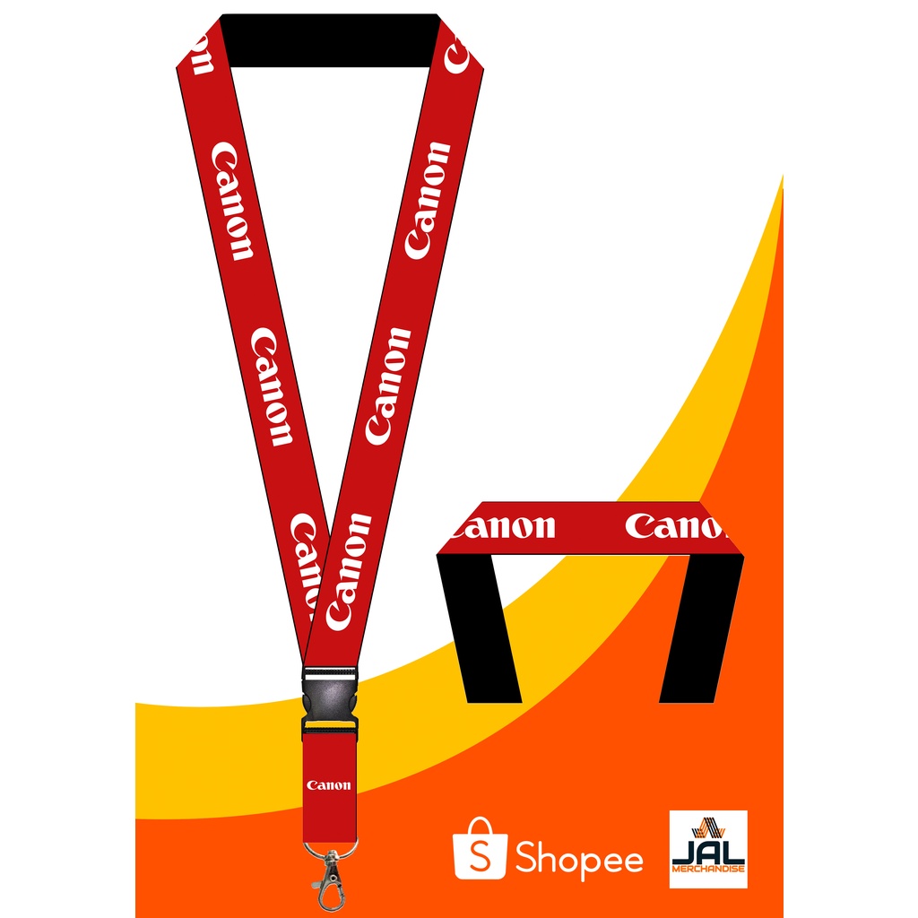 Canon ID lace design / ID lanyard / ID sling | Shopee Philippines