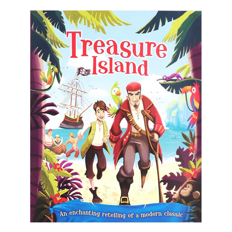 PICTURE FLATS PORTRAIT-TREASURE ISLAND CLASSIC TALE OF PIRATES ...