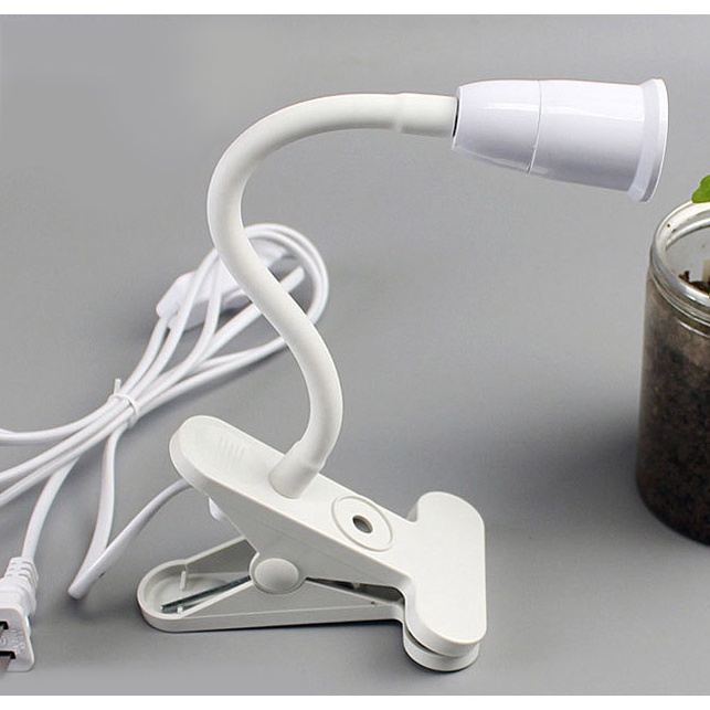 E27 screw LED universal lamp holder clip lamp holder + wire + switch ...