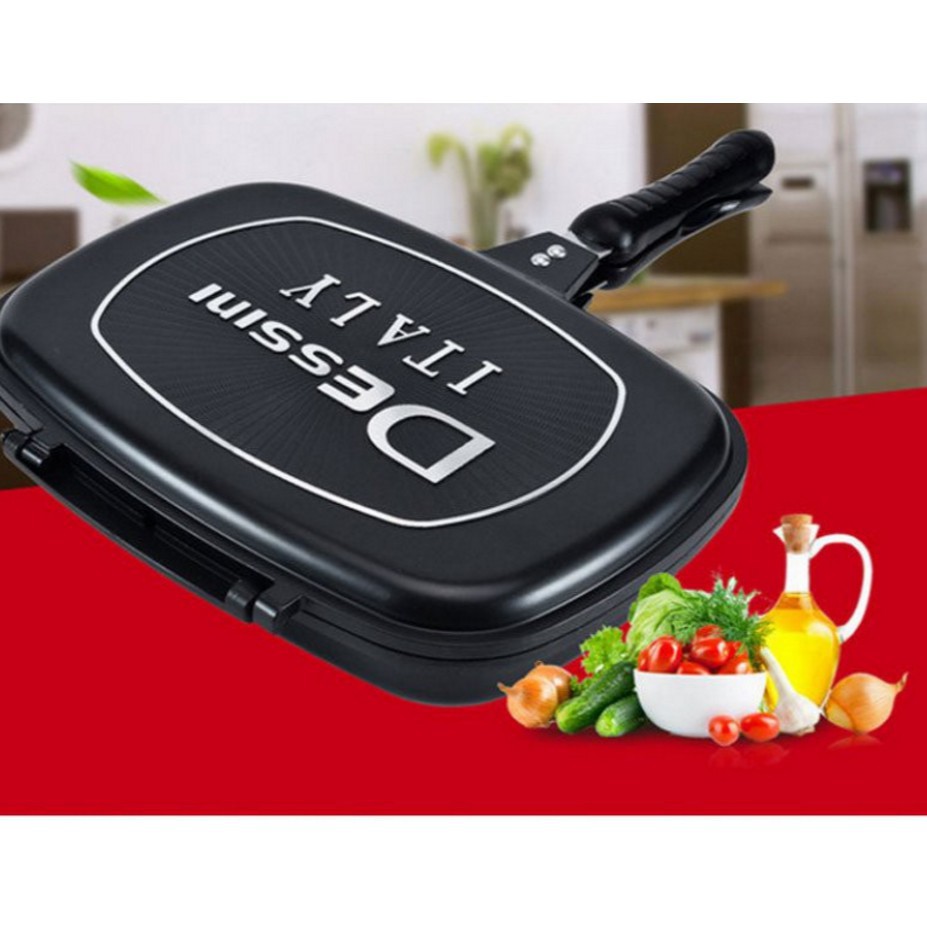 Dessini Italy Double Sided Grill Pan 36cm | Shopee Philippines