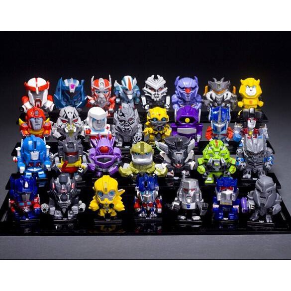 Miniature Display Figure Toys Transformers Chibi SET 30 HASBRO | Shopee ...