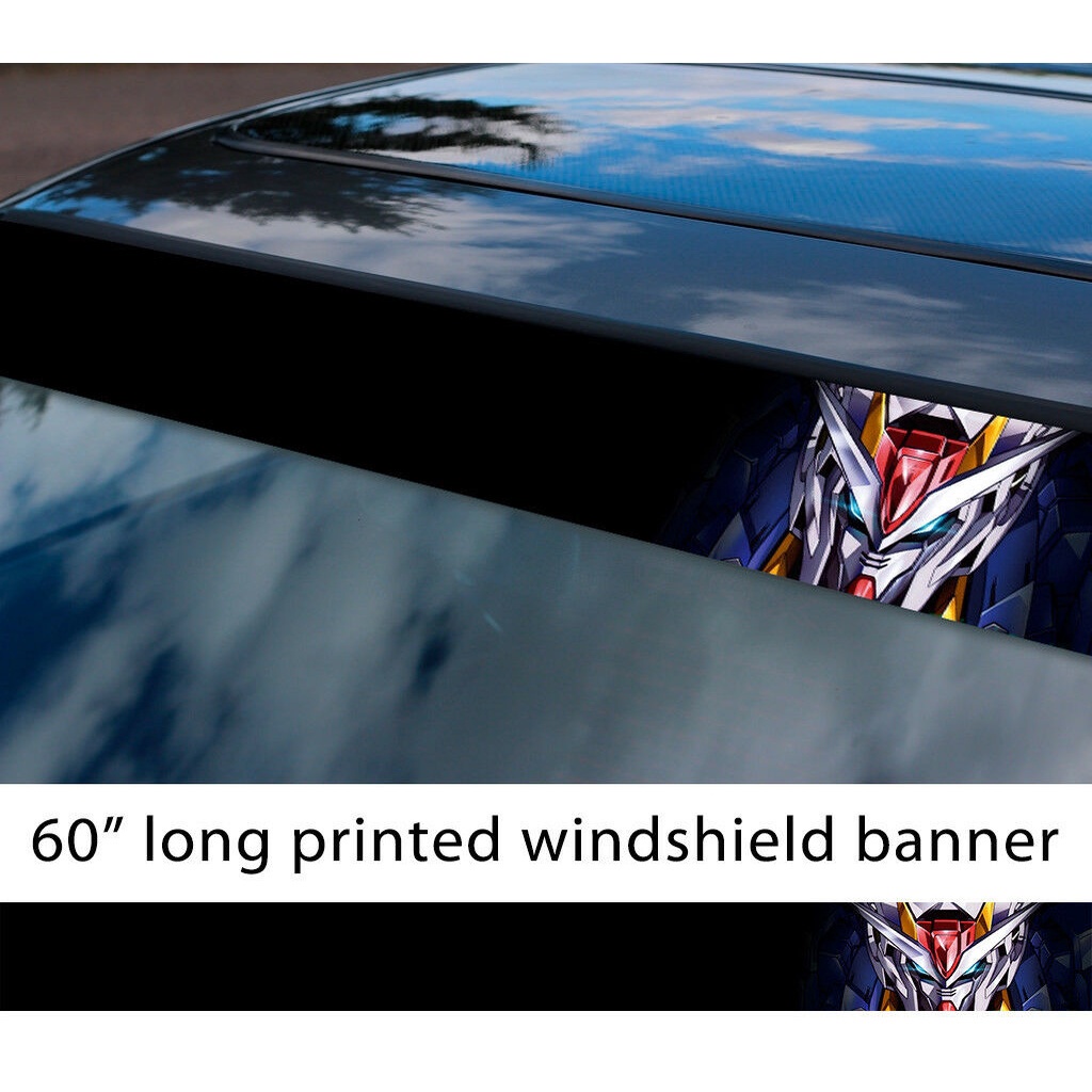 60" Mobile Suit Gundam Earth RX Amuro Ray Zeon Anime Printed Windshield ...